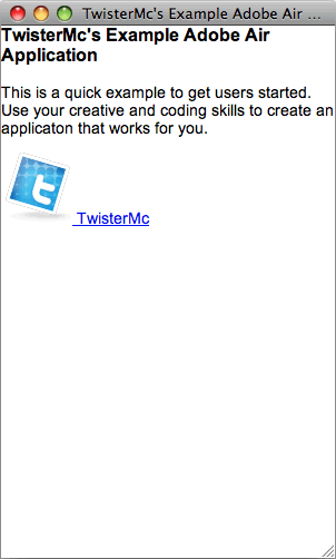 Adobe Air Application Tutorial for Web Developers